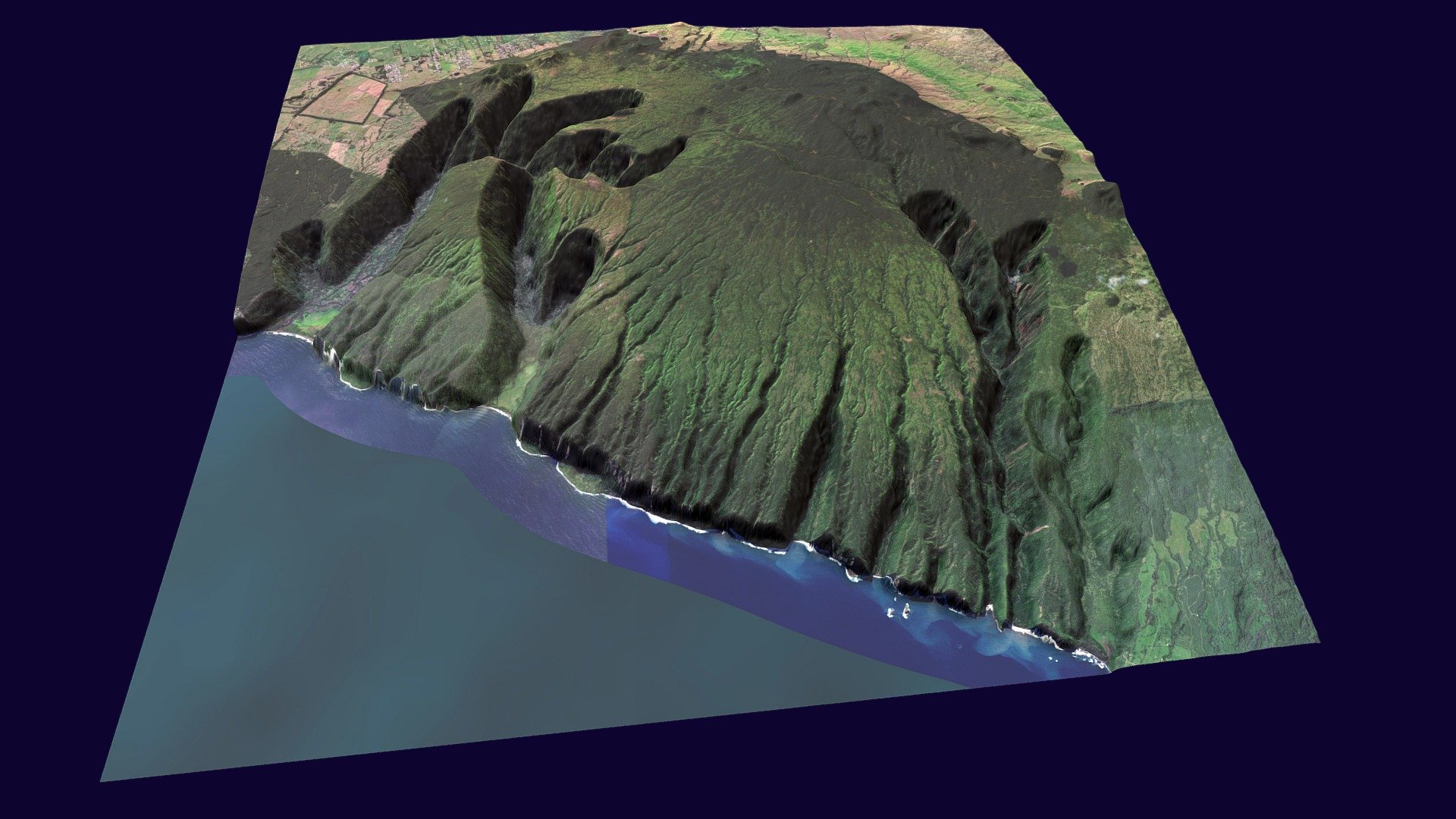 Kohala volcano, Hawaii - Download Free 3D model by Sara Carena ...