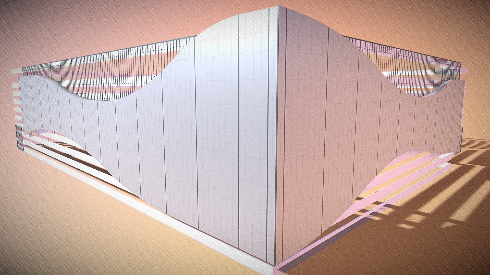 PODIUM-FACADE - 3D model by proleed [b7ba0da] - Sketchfab