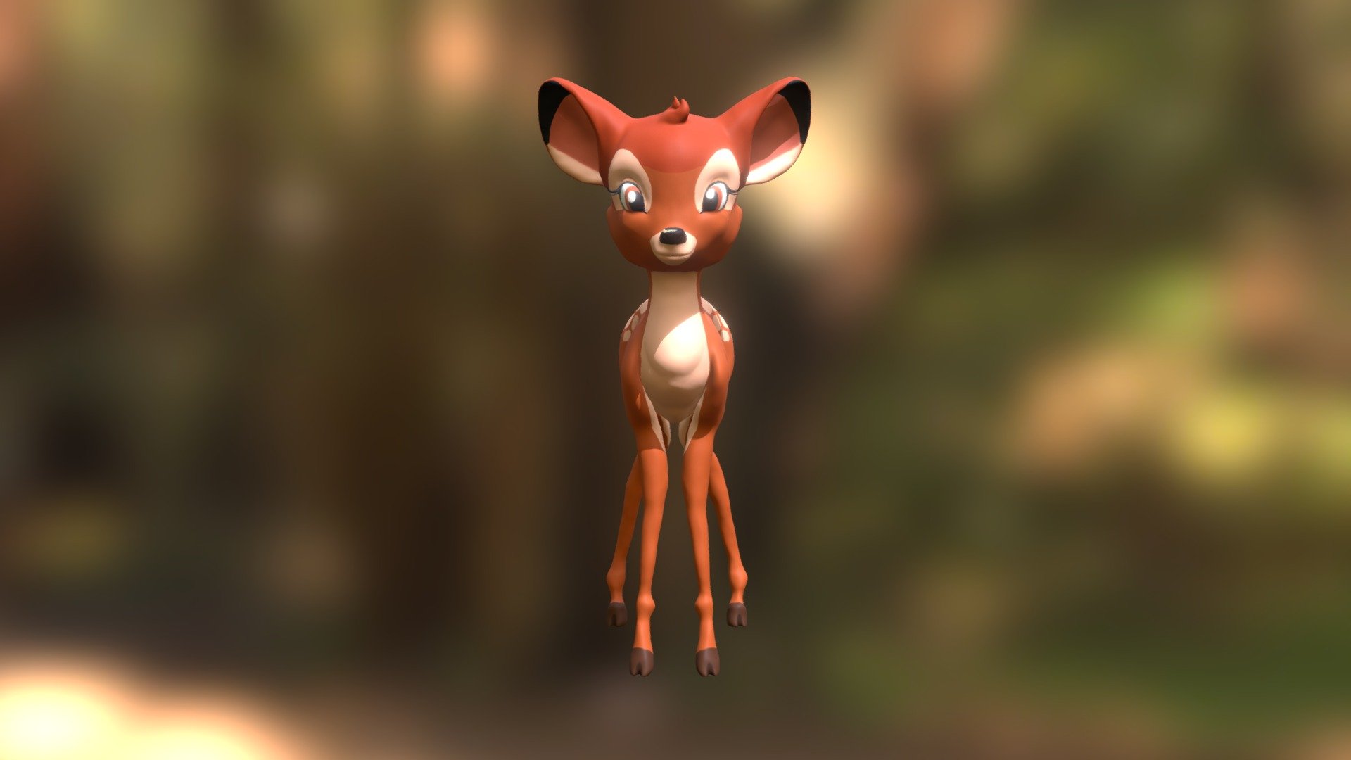 Bambi Model - 3D model by mermalerm [b7bbafd] - Sketchfab