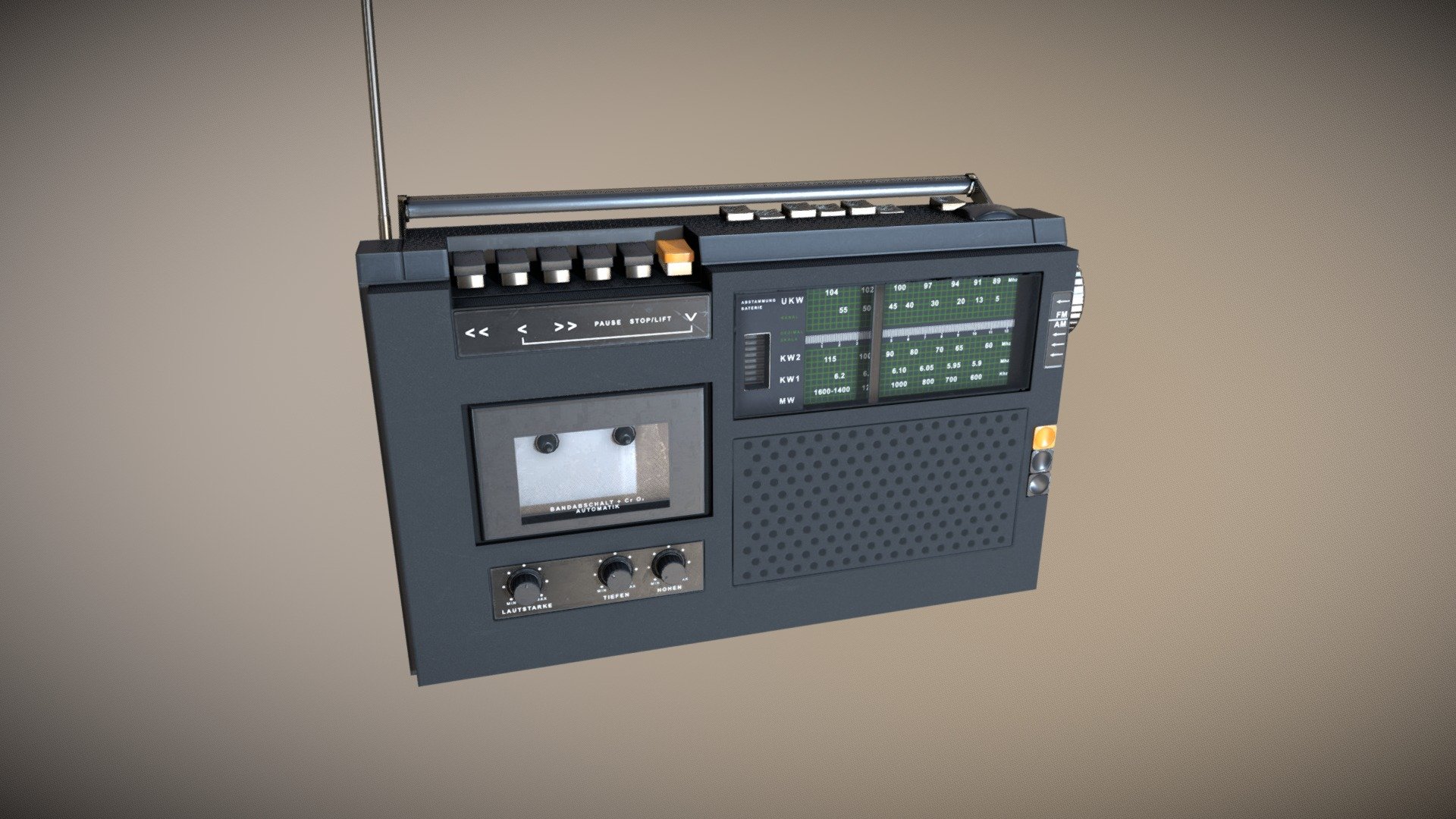 DDR Radio - 3D model by wojciechmiedziocha [b7bc456] - Sketchfab