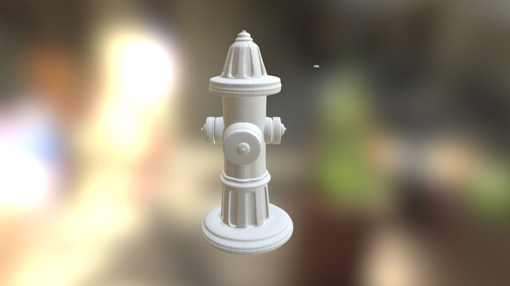 Low Poly Fire Hydrant - 3D model by menschtx [b7bcfe1] - Sketchfab