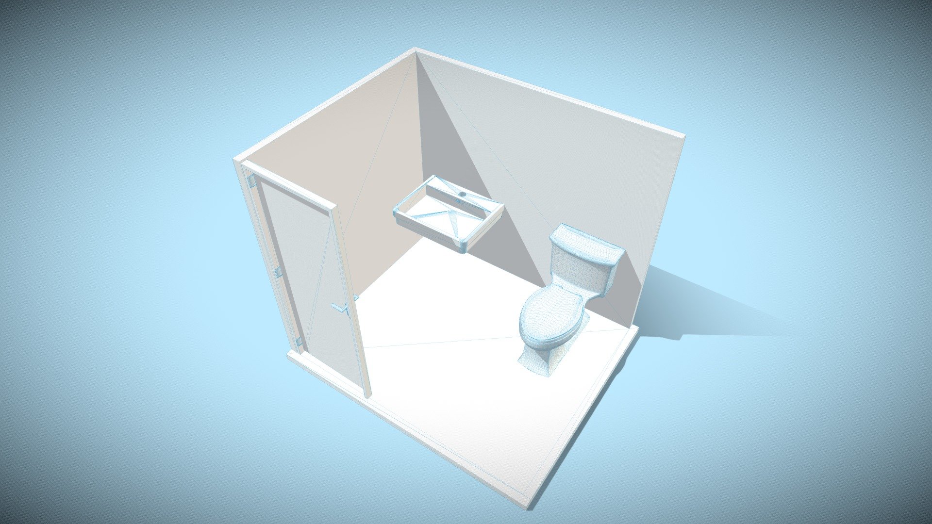 Powder Room - Download Free 3D model by Miracle Dream Homes ...