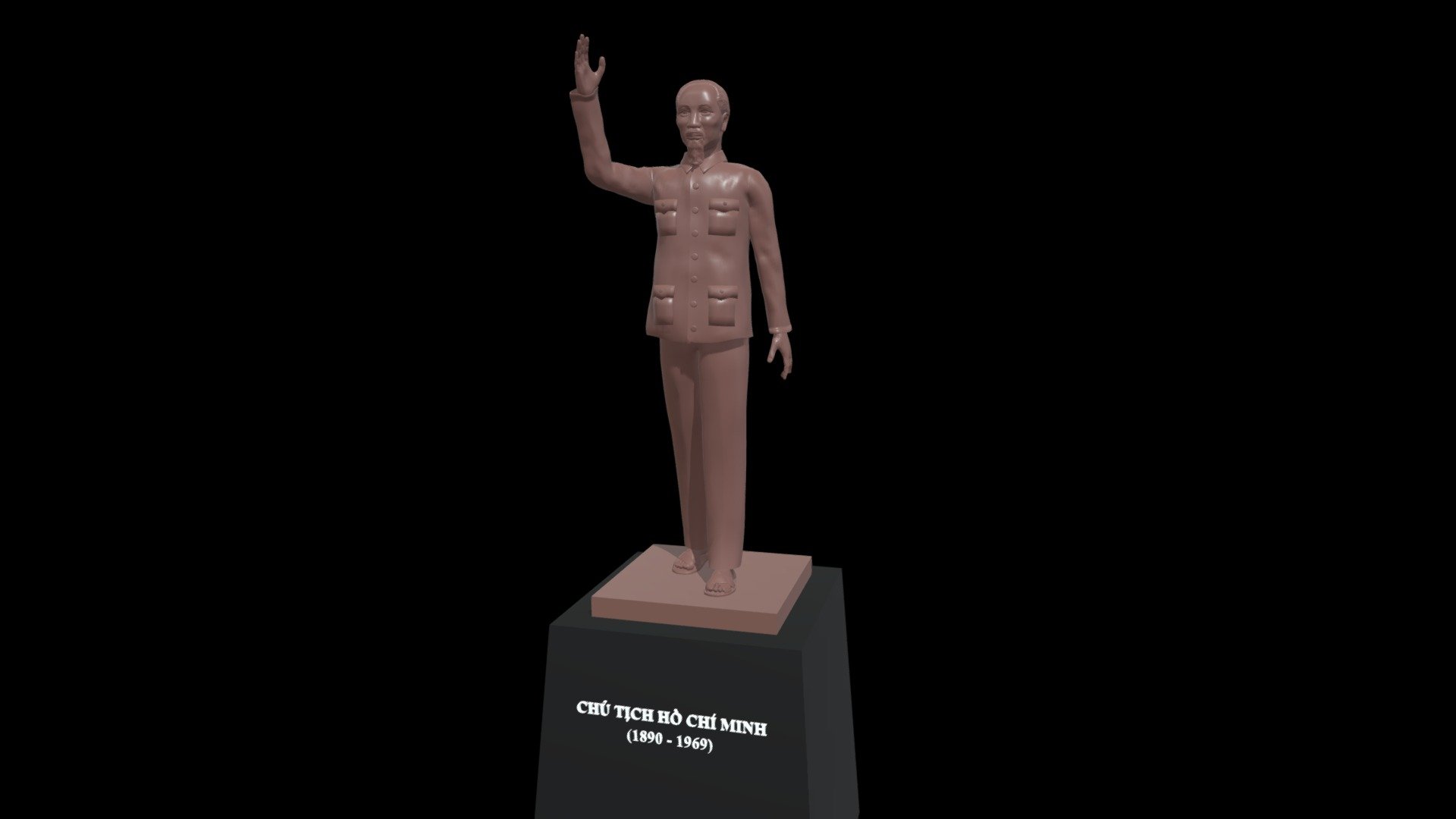 HO CHI MINH STATUE - 3D model by Alan Stevenres (@alanstevenres ...