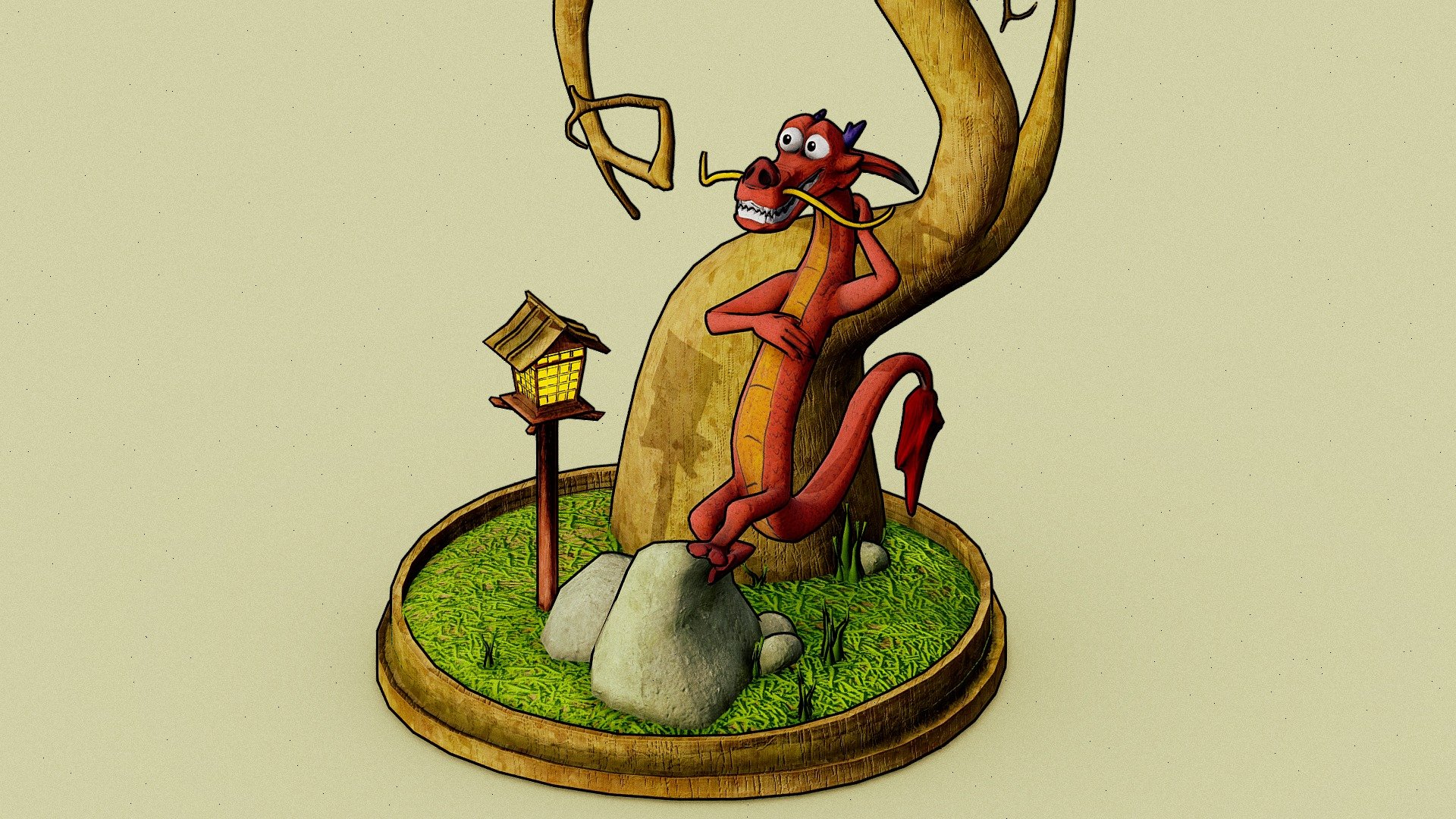 Mushu - Download Free 3D model by Emma (@emmabonfanti) [b7c21b8 ...
