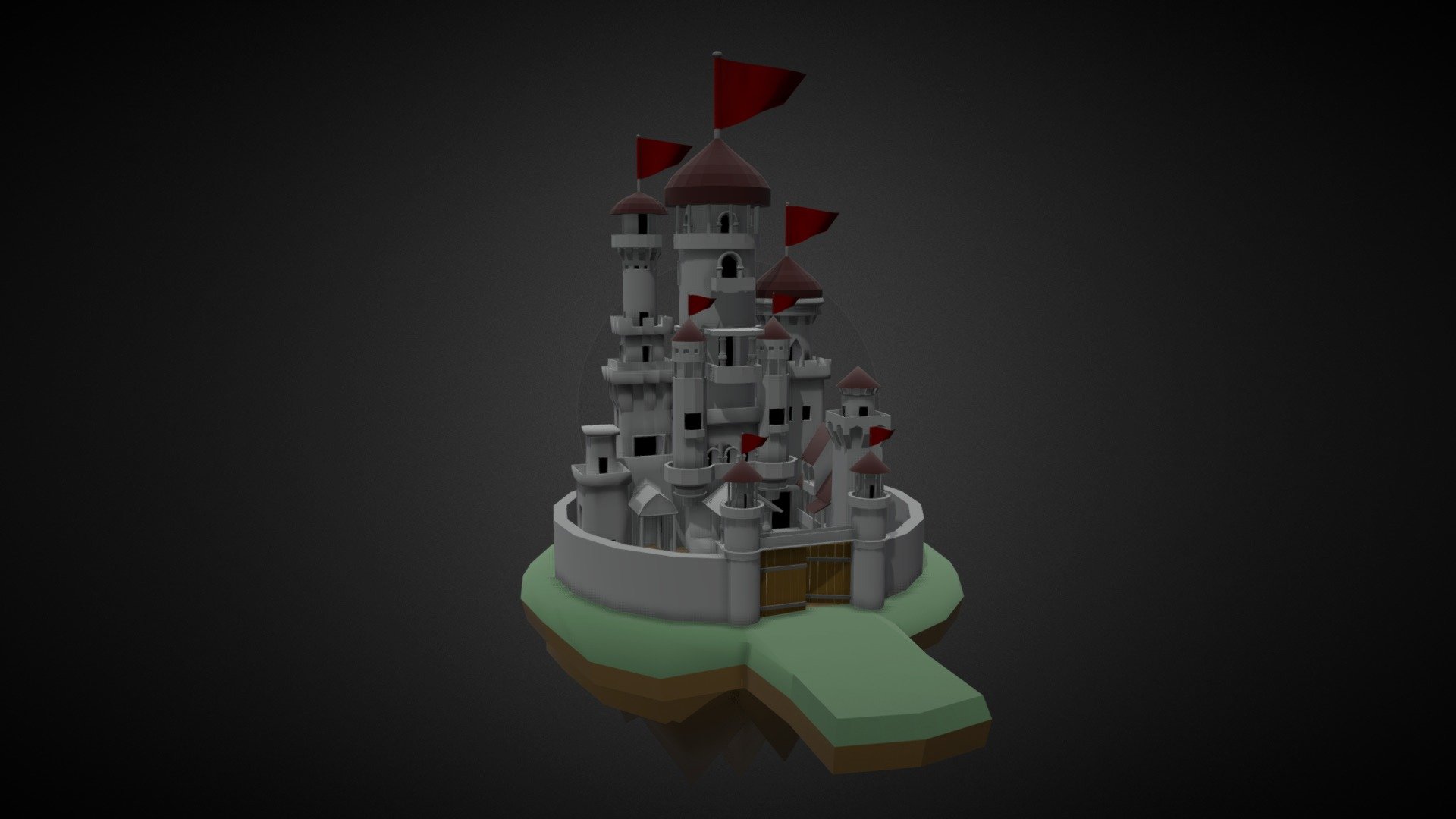 Castle - 3D model by Abhi suresh (@Abhisuresh) [b7c38e6] - Sketchfab