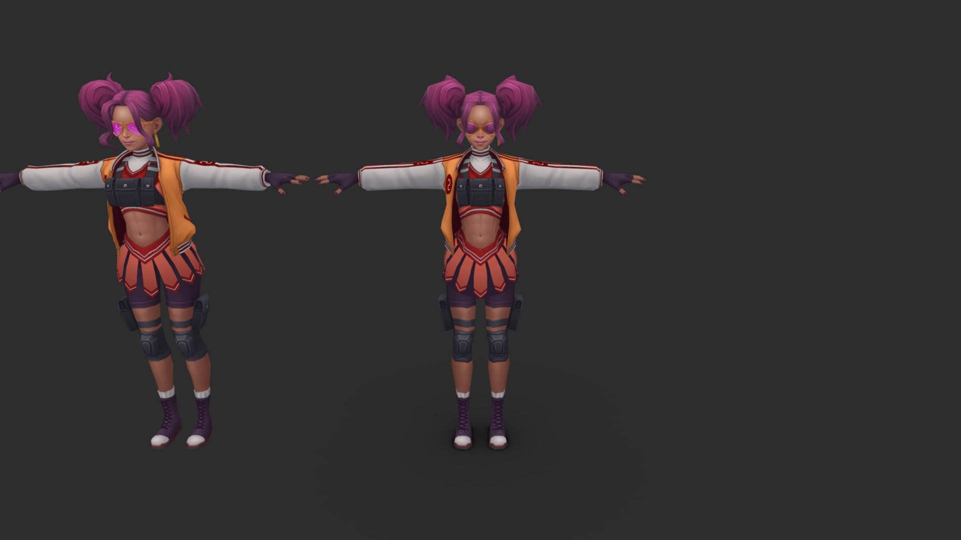 Psycho Girl - 3D model by EllMasterro [b7c3f70] - Sketchfab
