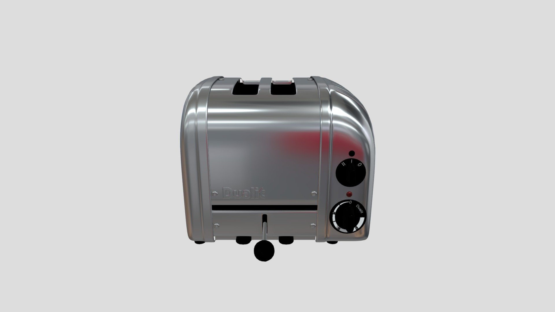 Classic Toaster 2 slices Stainless steel - Buy Royalty Free 3D model by ...