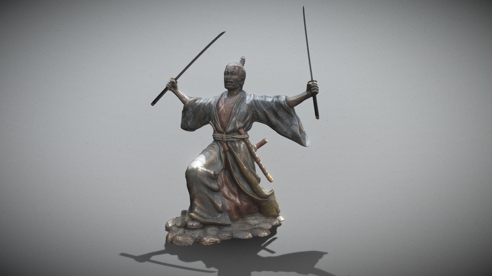 Ronin samurai statue 3d scan - 3D model by KrBenyo (@krisztbence ...