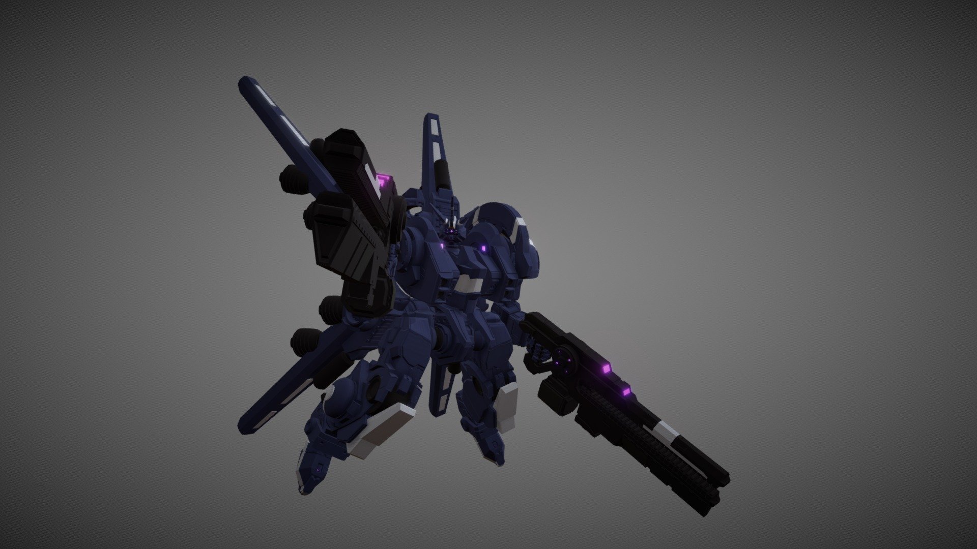 Mecha MK.II Heron - 3D model by Kussa [b7cade4] - Sketchfab