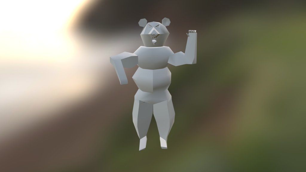 poly bear - 3D model by NathanWestrope (@lobsterboi) [b7ccd69] - Sketchfab
