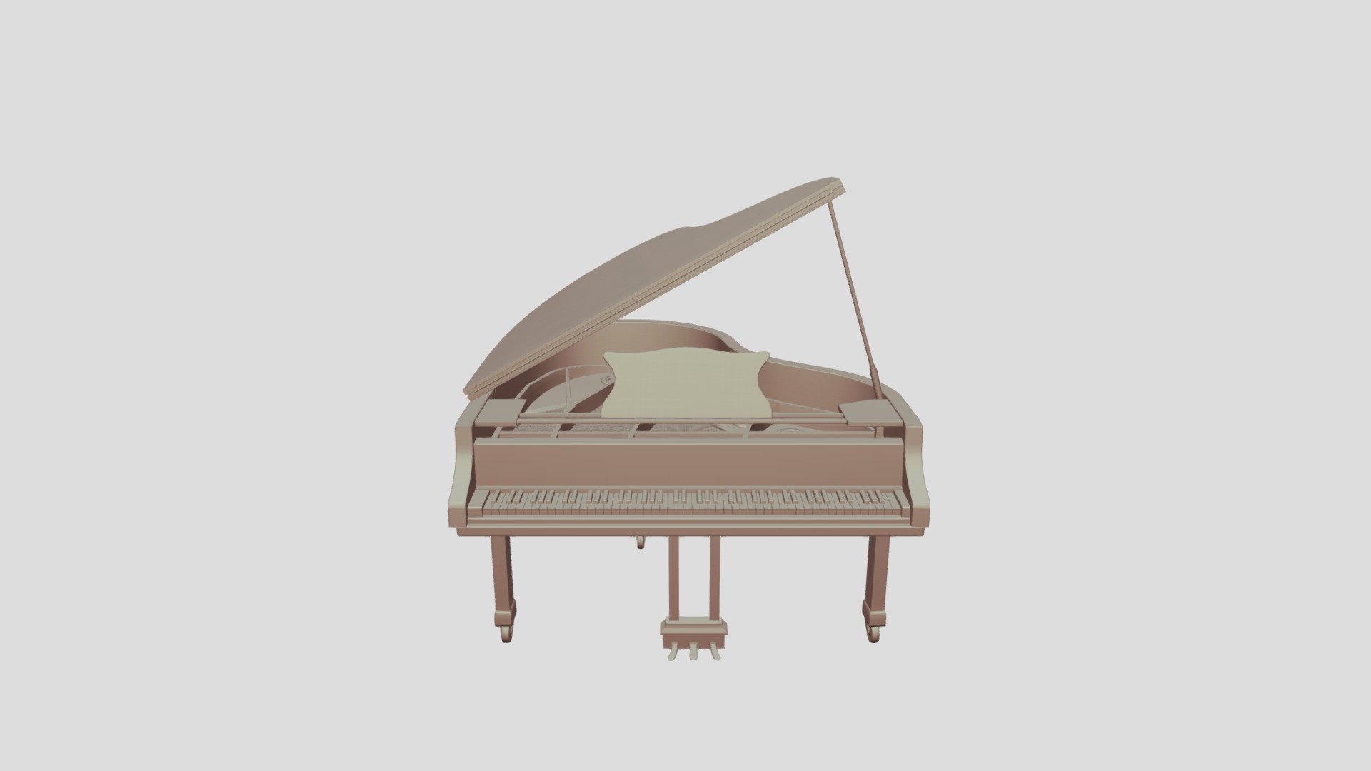 Piano - 3D model by harman90640 [b7cdc99] - Sketchfab