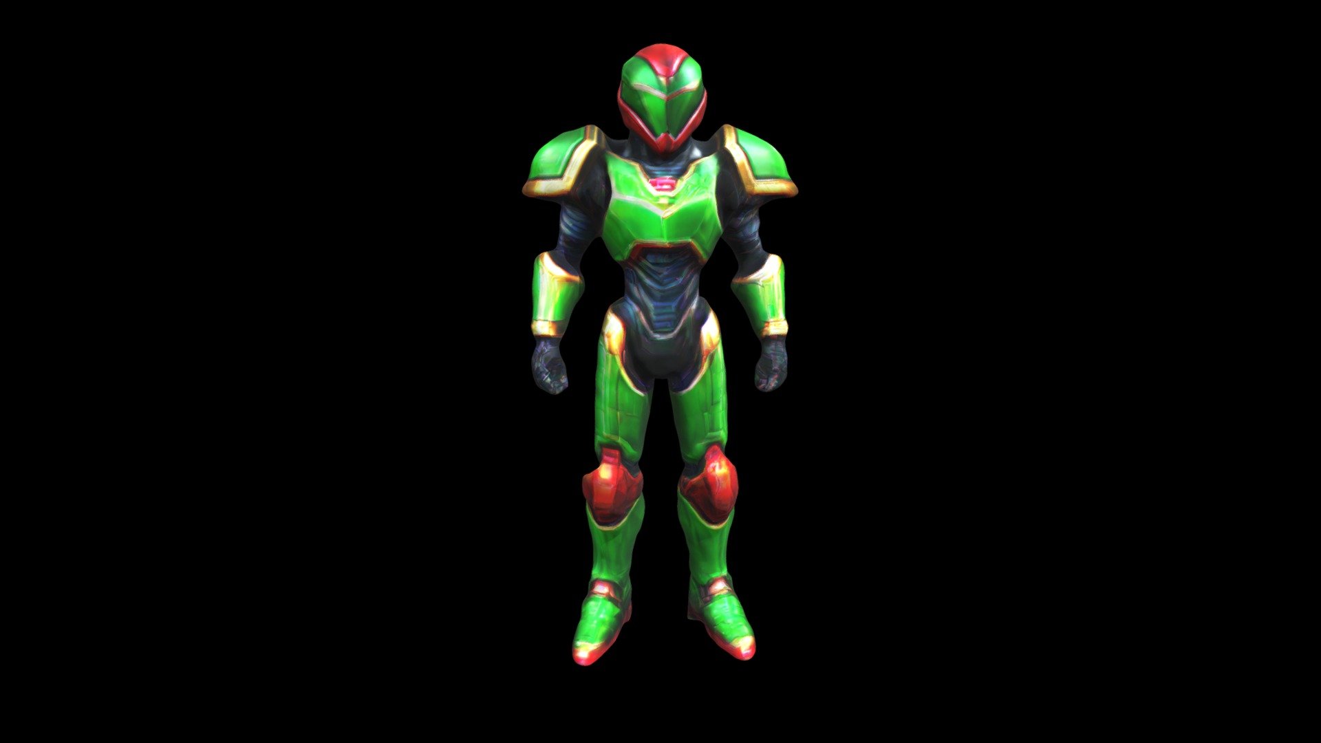 metroid armor Tpose game ready by - Download Free 3D model by klrxyz ...