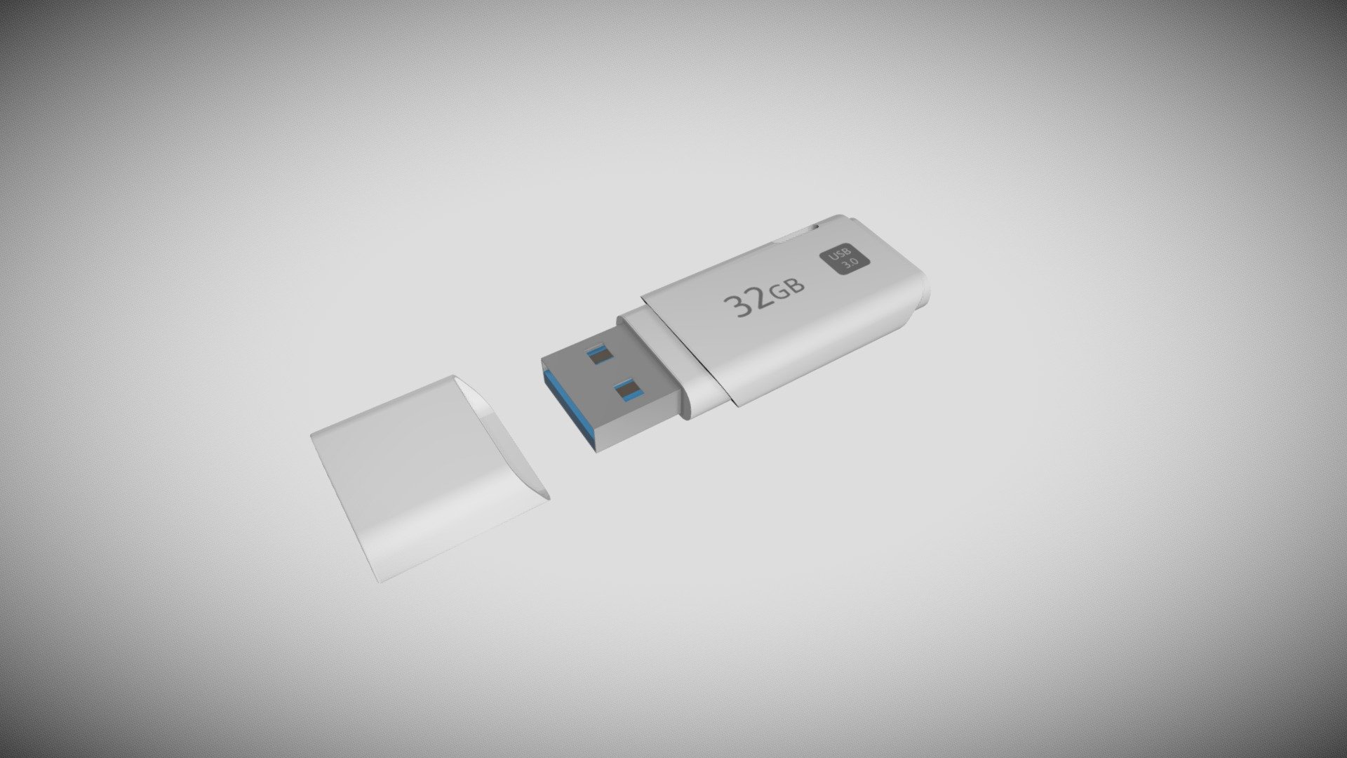USB Flash Drive - Download Free 3D model by Artik (@artikdev) [b7cfb7e ...