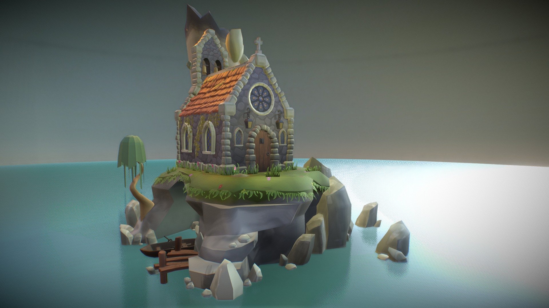 "Tropical Last Resort" - 3D model by Pirogova Maria (@PirogovaMaria ...