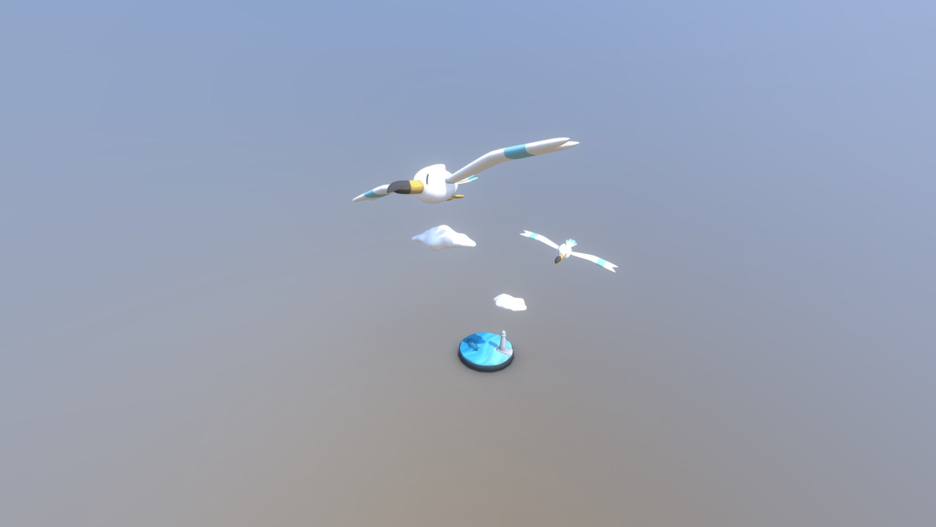 Wingull - 3D model by gre_san [b7d19f0] - Sketchfab