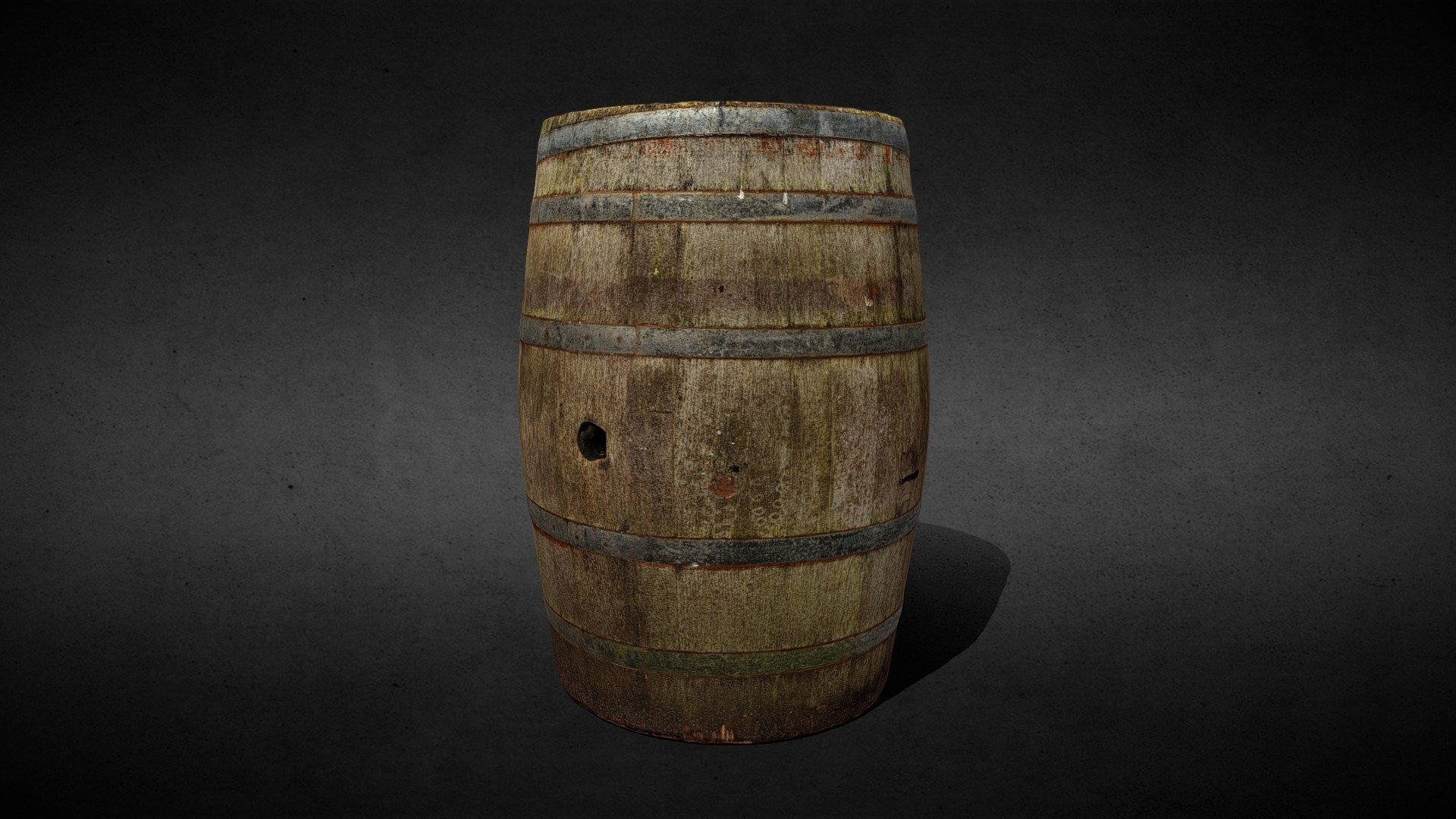 Low Poly Rotten Wooden Barrel Re-upload (Free) - Download Free 3D model ...