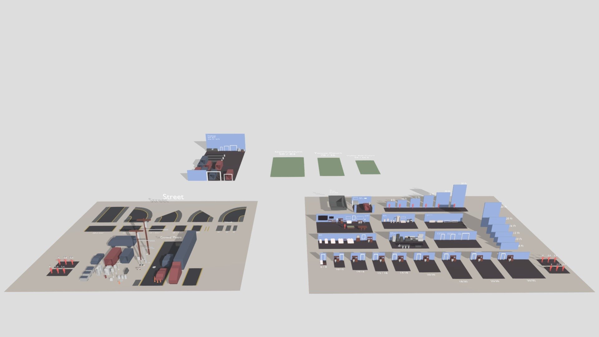 VR Scale Kit (Large Pack) - 3D model by Mark_Tyler (@tylermonteleone ...