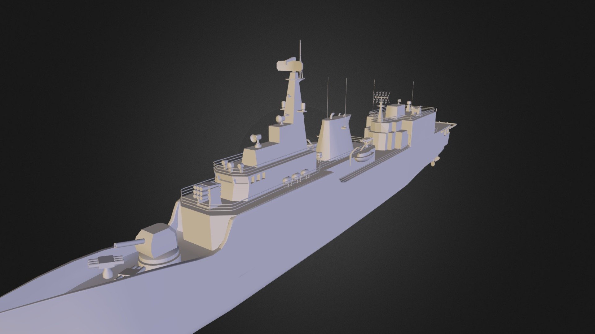 US navy vessel - 3D model by ThingCrafter (@plaagmug) [b7d6978] - Sketchfab
