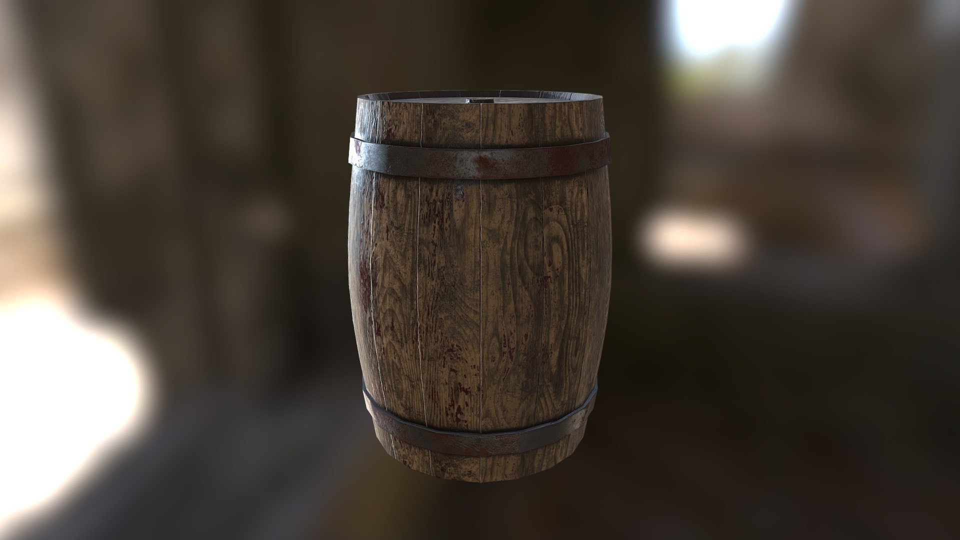 Simple Barrel - Download Free 3D model by Catsnap0006 [b7d69ed] - Sketchfab