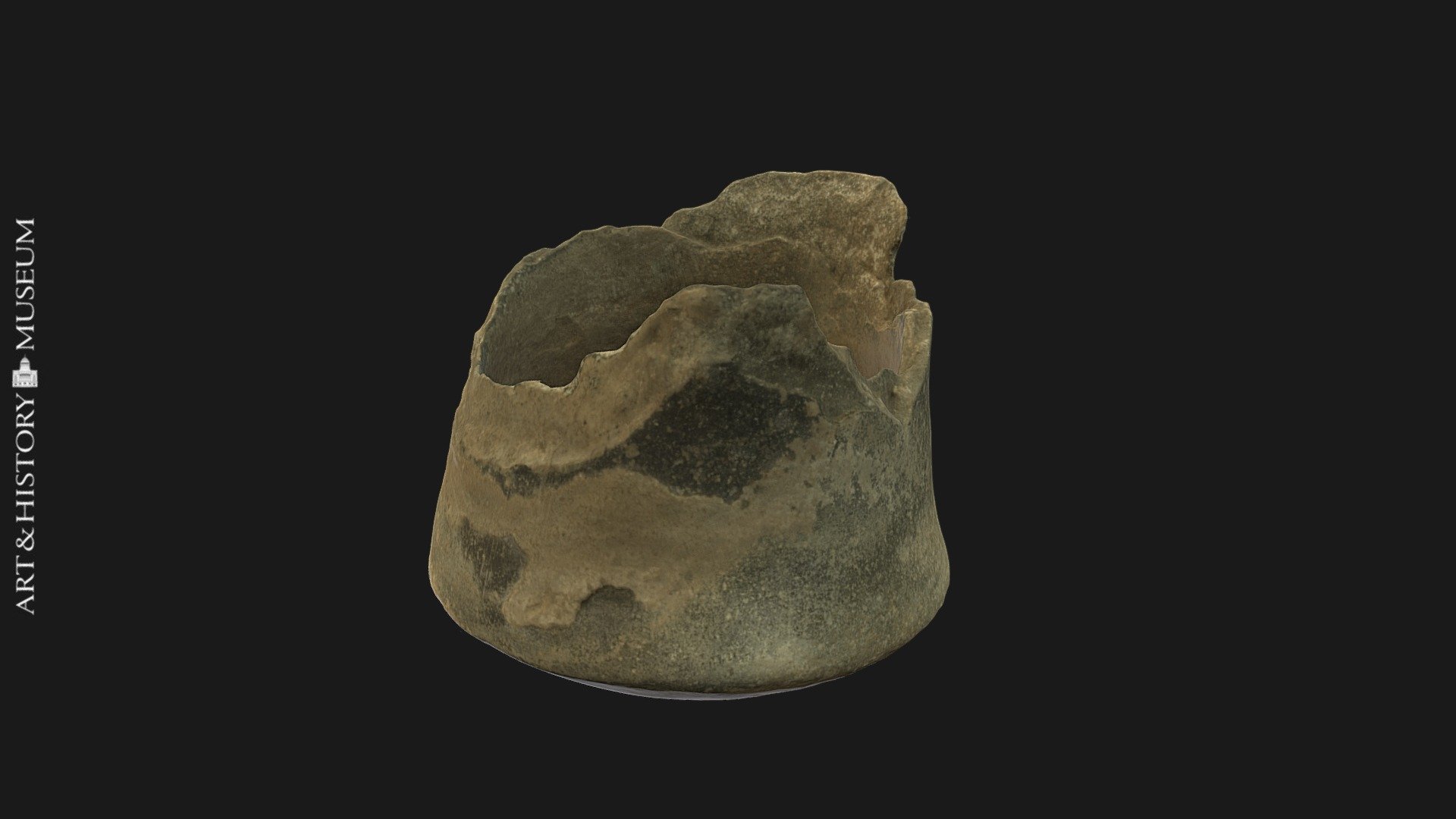 Carinated vase with flaring rim - PG.2000.1228 - Download Free 3D model ...
