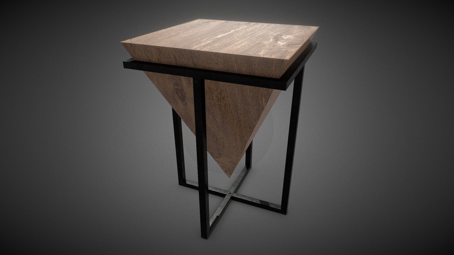 Modern Pyramid End Table - Download Free 3D model by Kigha [b7d8c16 ...