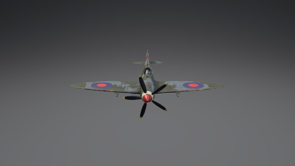 Supermarine Spitfire Mk. IX - TD314 - 3D model by Luke Hughes (@lhughes ...