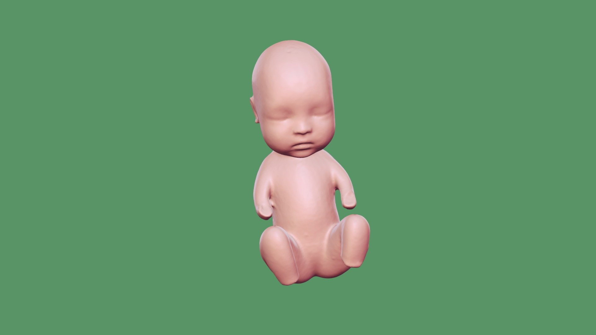 Baby figure - Download Free 3D model by Nancy/Lanzi Luo (@Thunk3D-Nancy ...