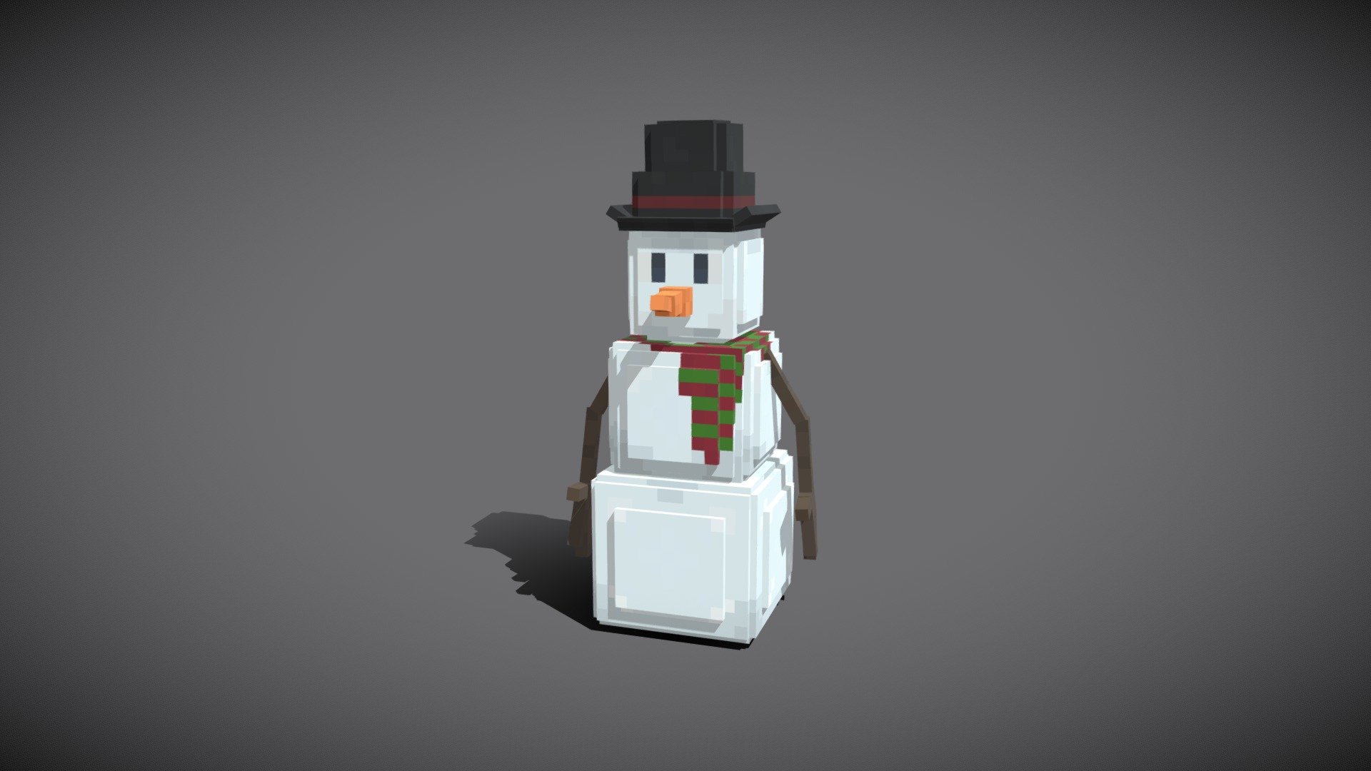 SnowMan - Blockbech Project - Download Free 3D model by Intstar ...