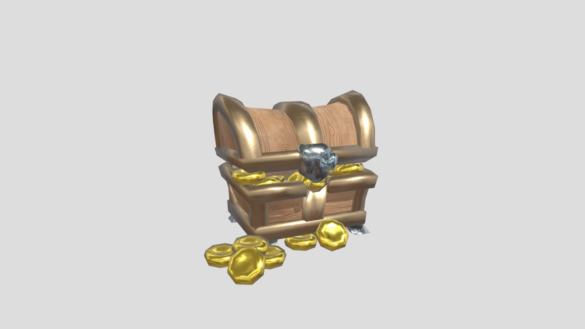 Treasure chest - 3D model by jiapeng.yan [b7db066] - Sketchfab