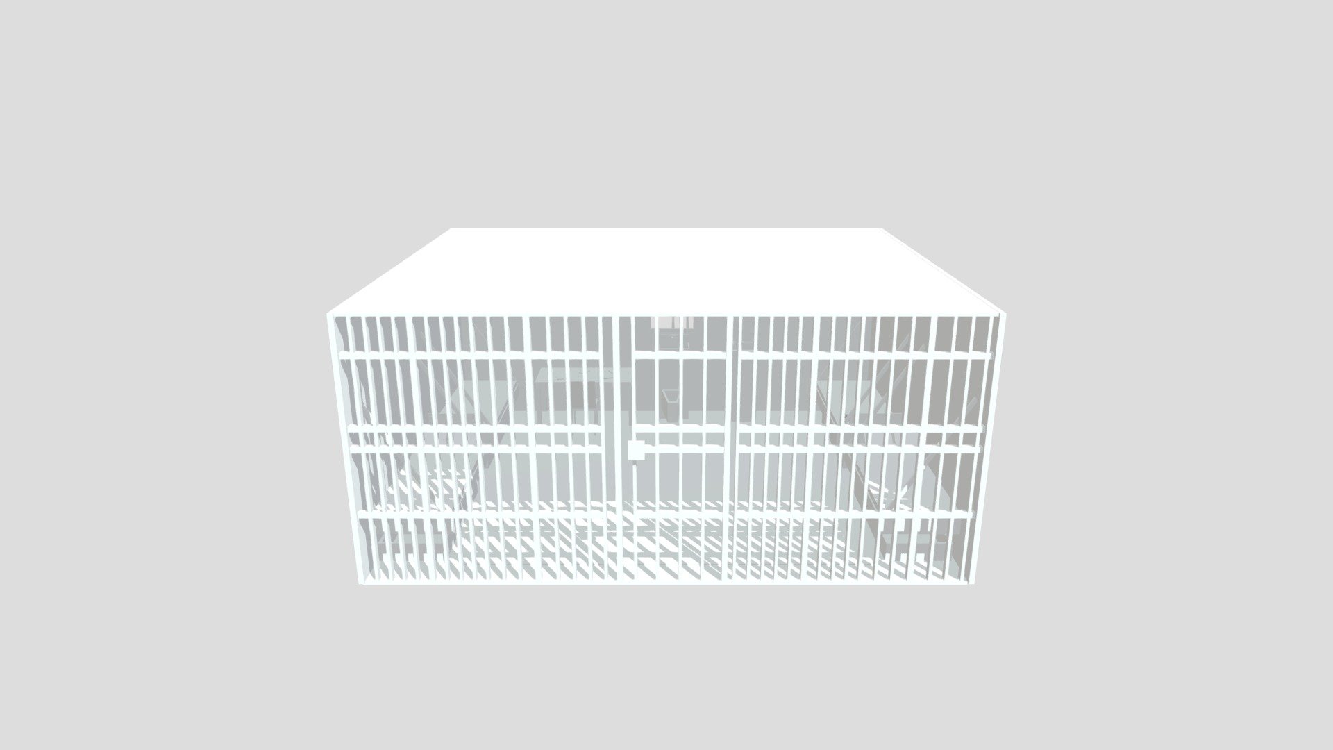 Jail Cell Textured - 3D model by KefrenAyala [b7dbf02] - Sketchfab