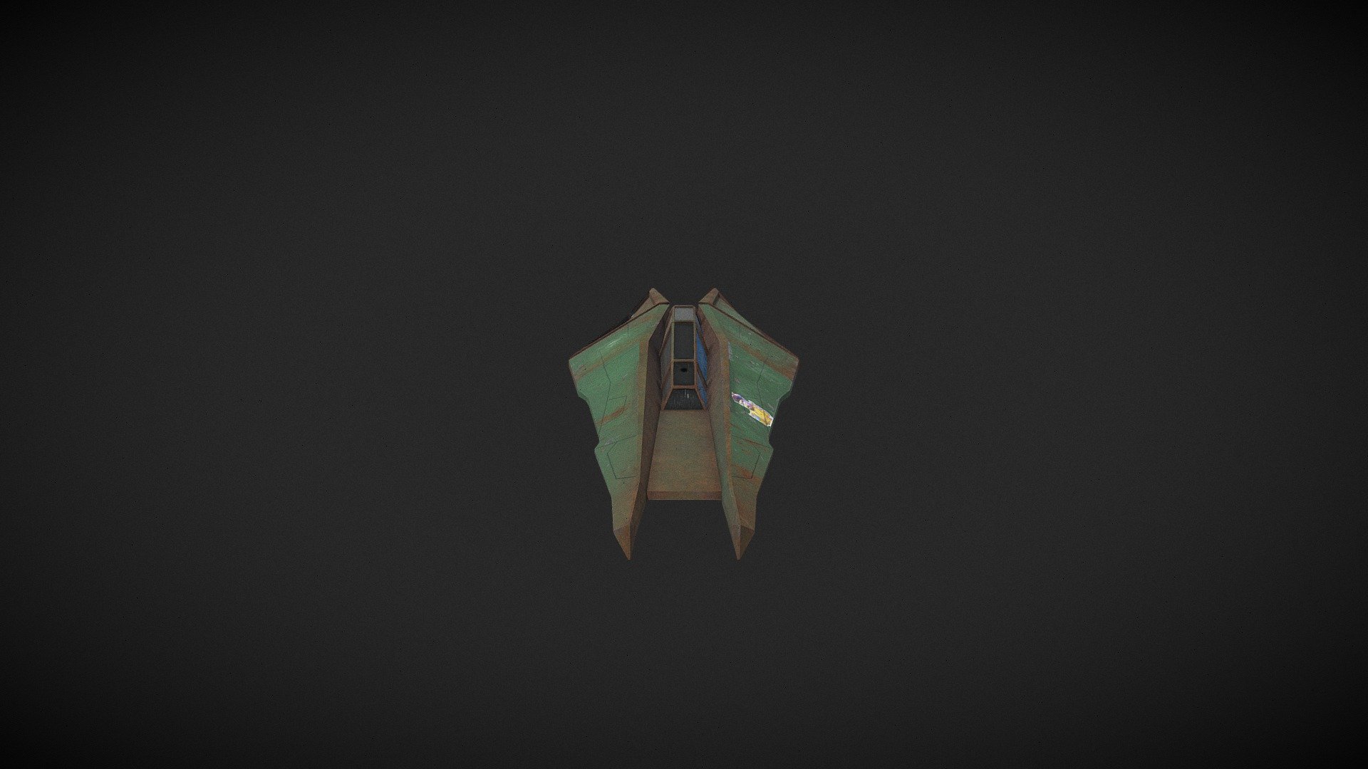 spaceship mesh - 3D model by Quin07 [b7dc9b5] - Sketchfab