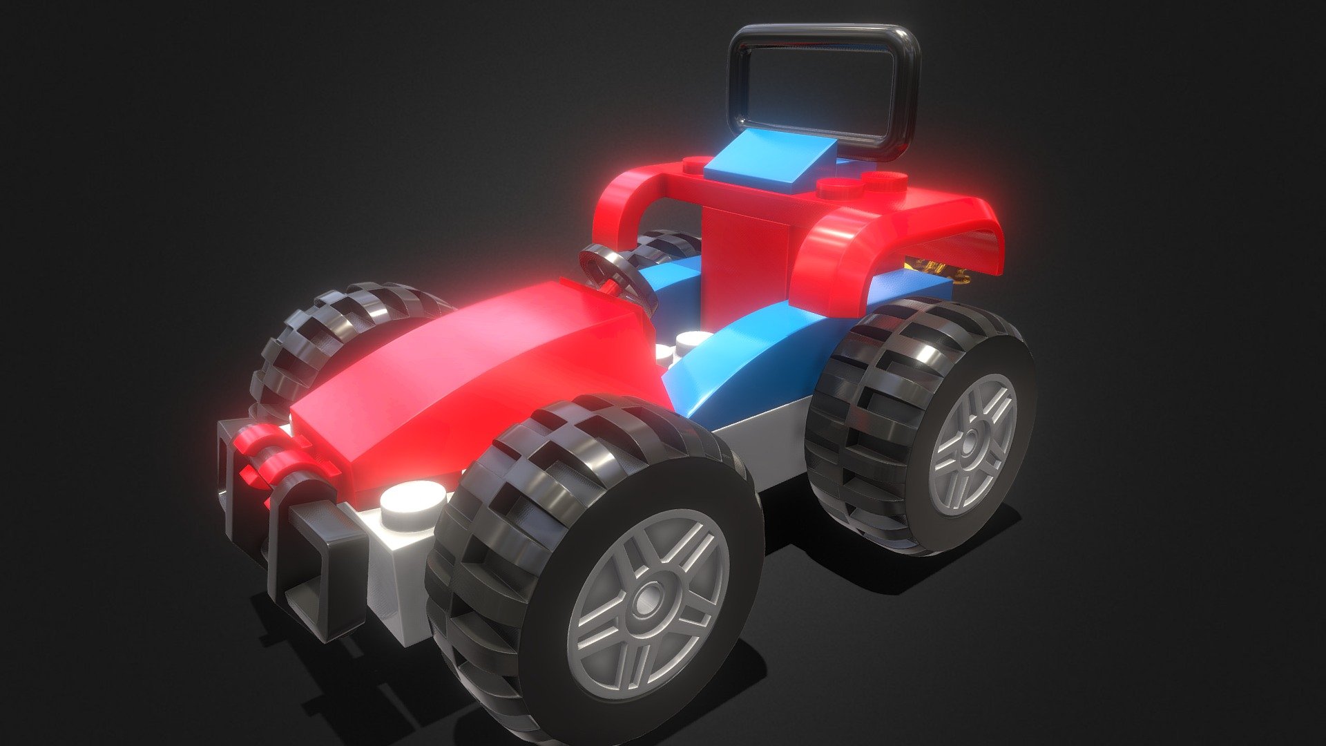 Lego Spider-Man car - 3D model by kuaho (@jossus) [b7dcbdc] - Sketchfab