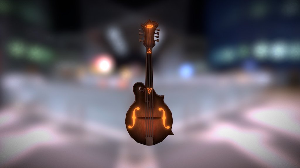 F-Style Magic Mandolin - 3D model by hikikomori [b7dcfd5] - Sketchfab