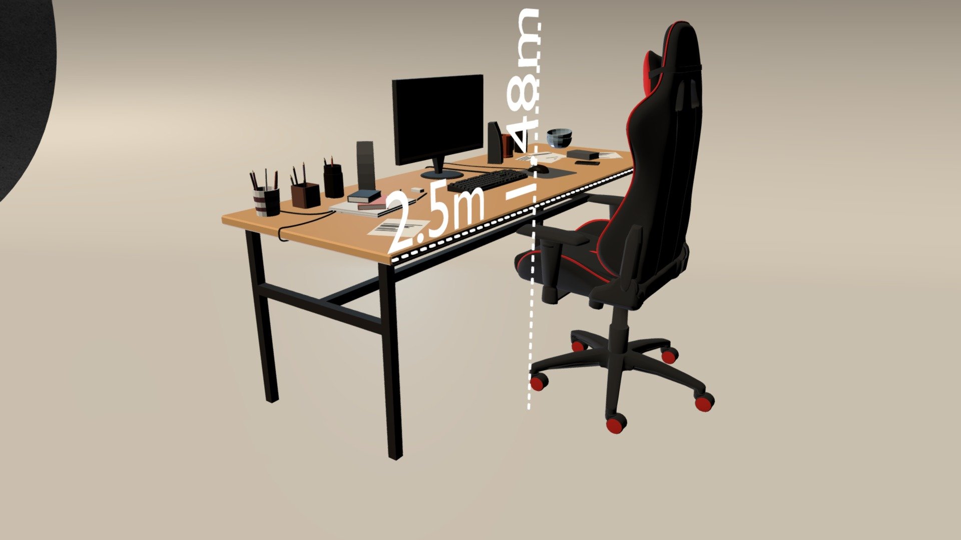Chair Gaming 1 - 3D model by amlasladklask [b7e02b8] - Sketchfab
