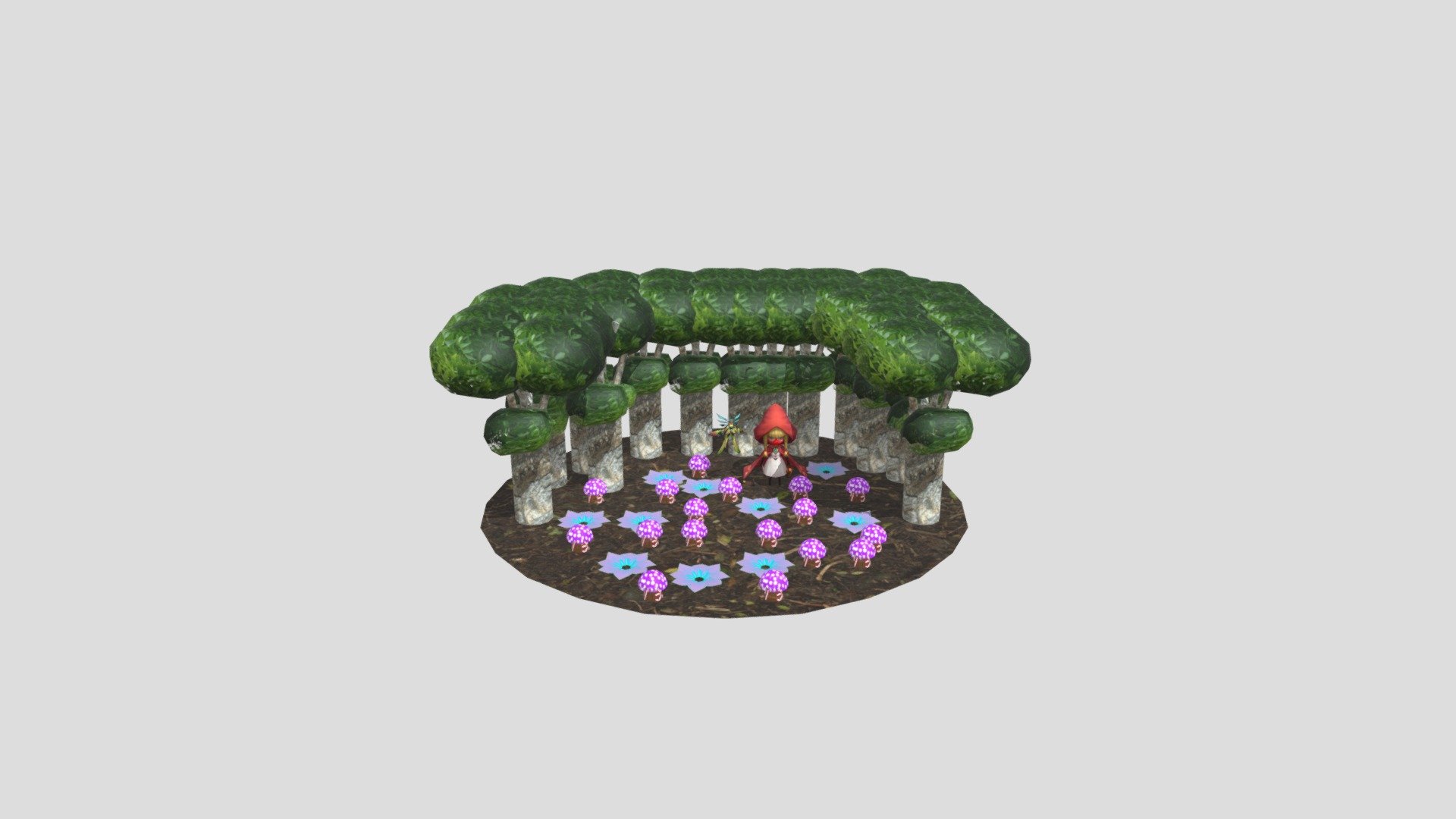enchanted forest - Download Free 3D model by LittleJoshy [b7e2379 ...