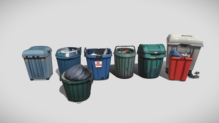 Trash 3D models - Sketchfab