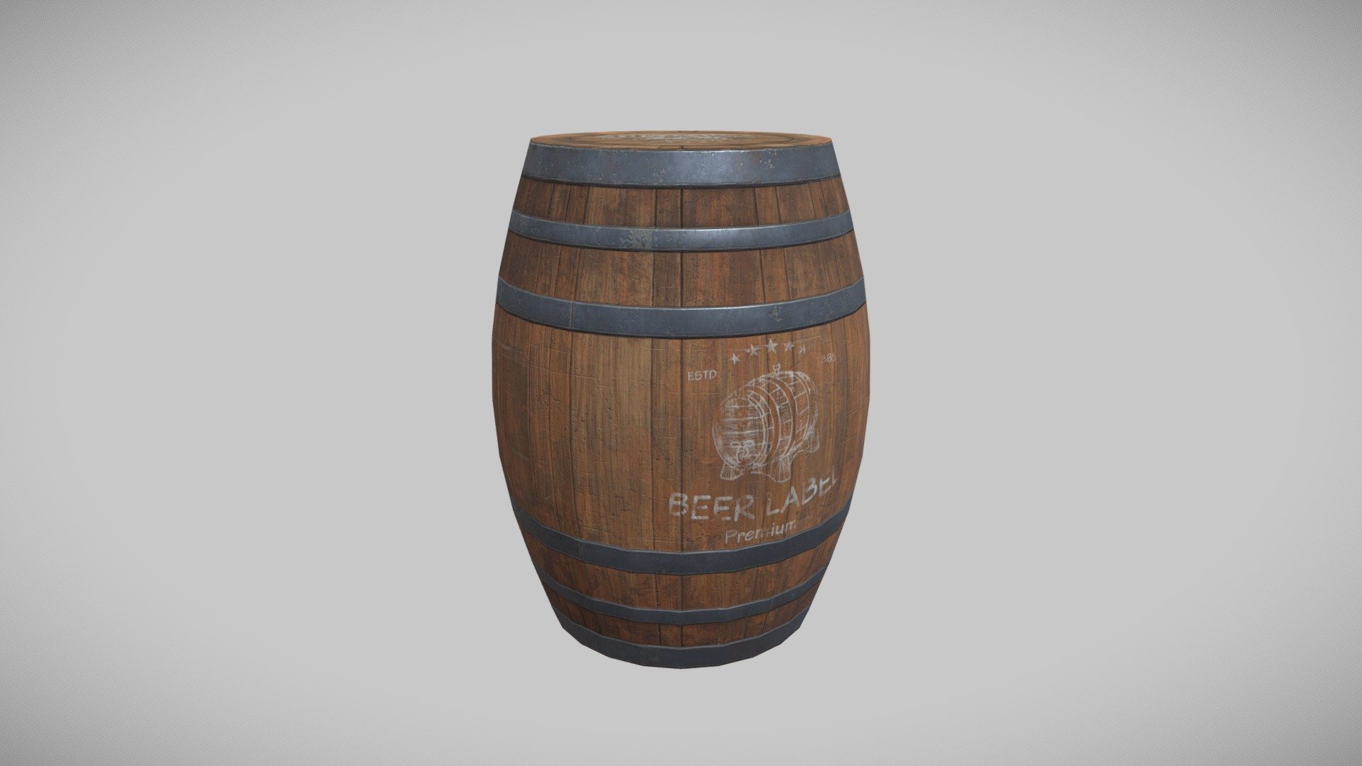 Craft beer barrel - Download Free 3D model by minisl (@minisl2 ...