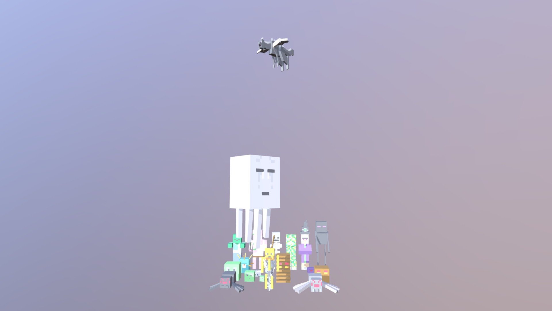 Copy Of MINECRAFT - 3D model by Grace (@gracetharp) [b7e3c38] - Sketchfab