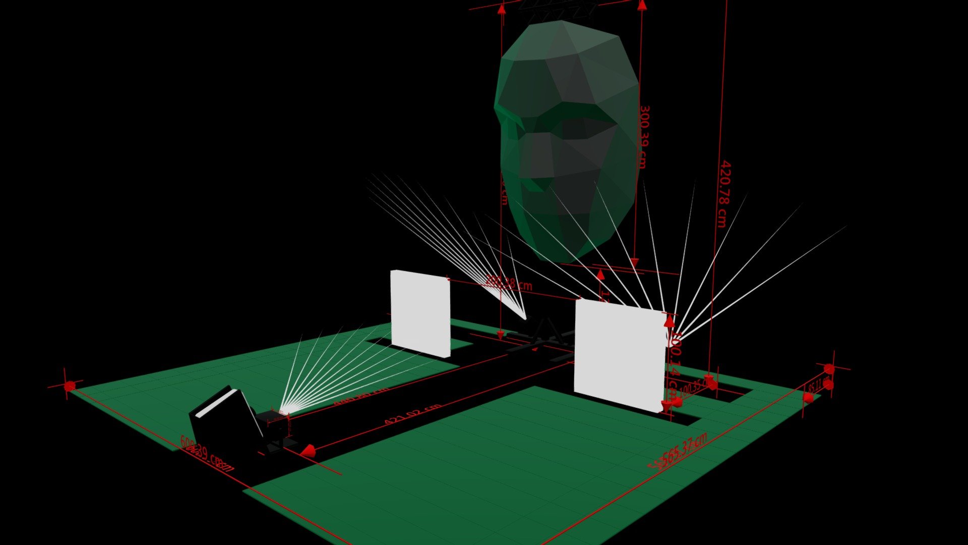 3D projection mapping head | Laser show - 3D model by 3D SPLOSHNOFF ...
