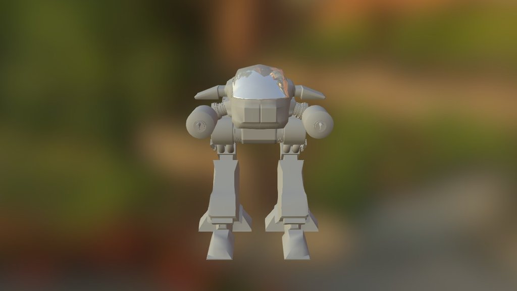 Ed 209 Robocop - 3D model by RaymondBetancourt [b7e6080] - Sketchfab