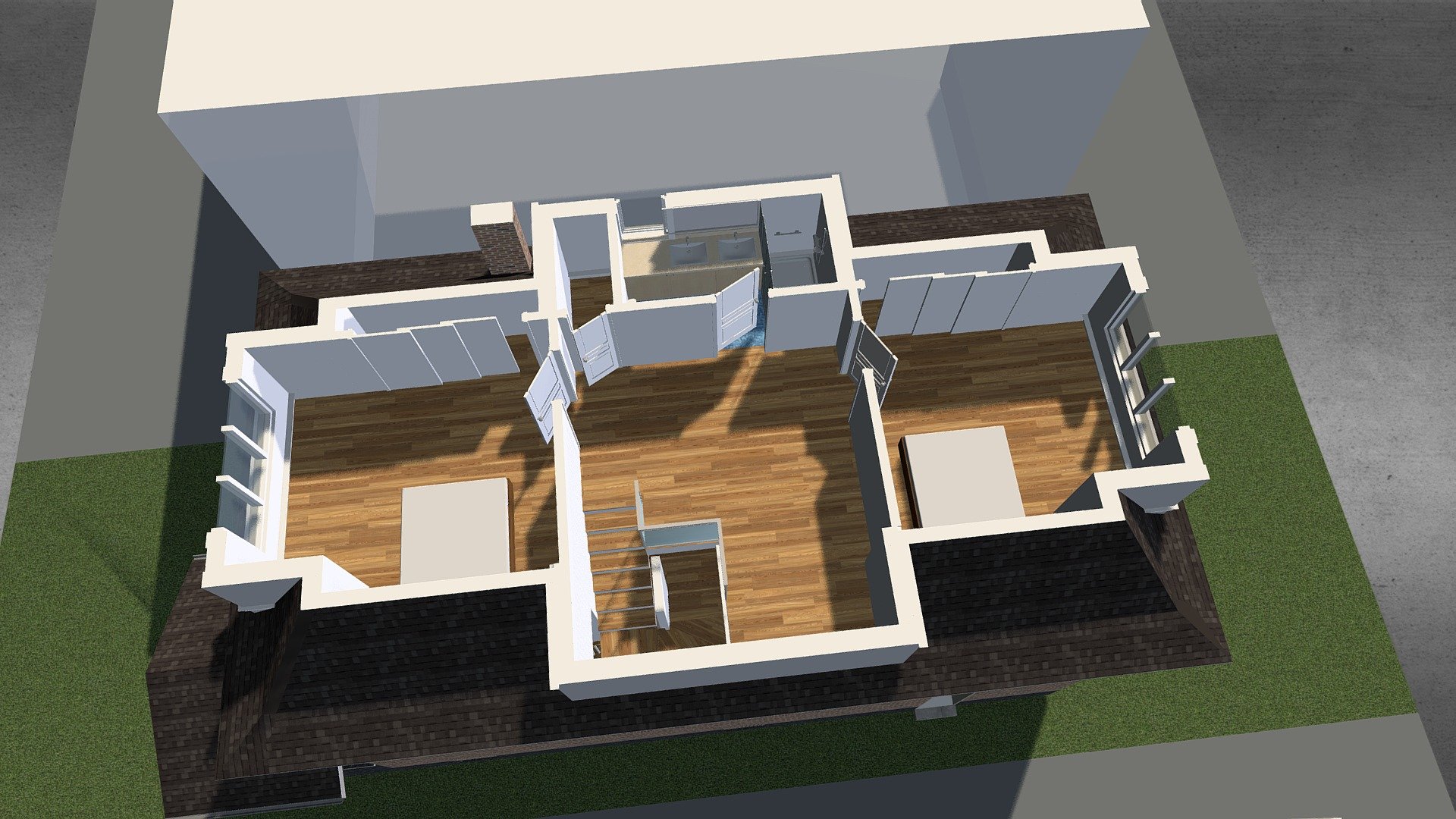 11-45 Attic 02062018 - 3D model by Cadaxx Design (@cadaxx) [b7e6b81 ...