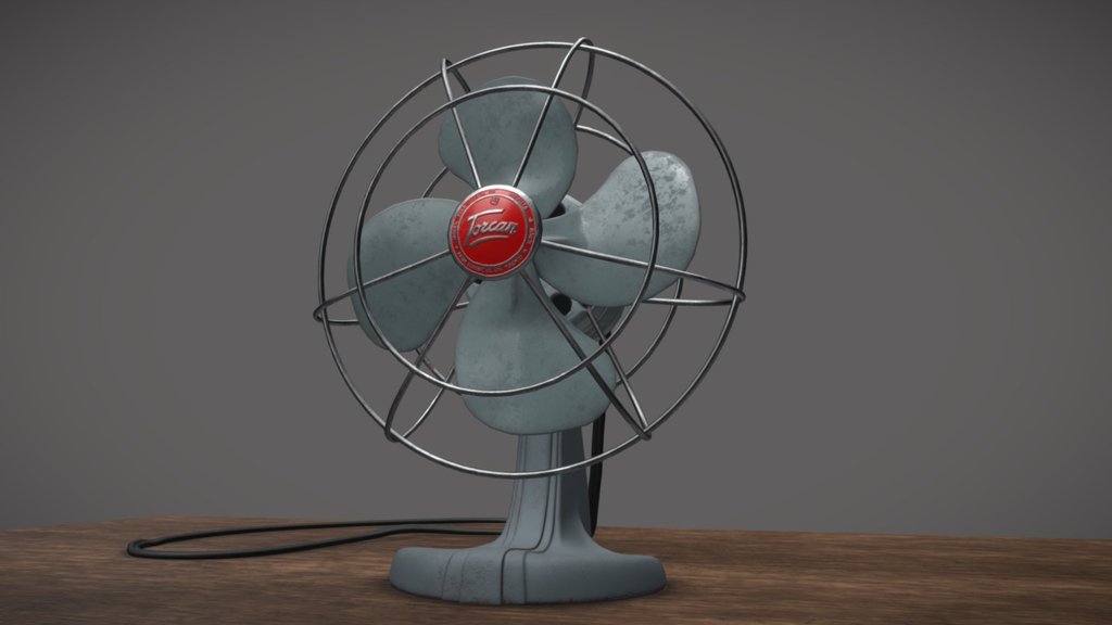 Vintage Fan - 3D model by Bryan Kaszowski (@Zarnick151) [b7e7c4b ...