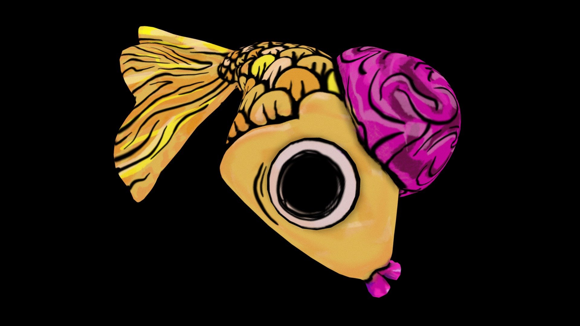 FIsh with big brain thing... - Download Free 3D model by shaun_in_3D ...