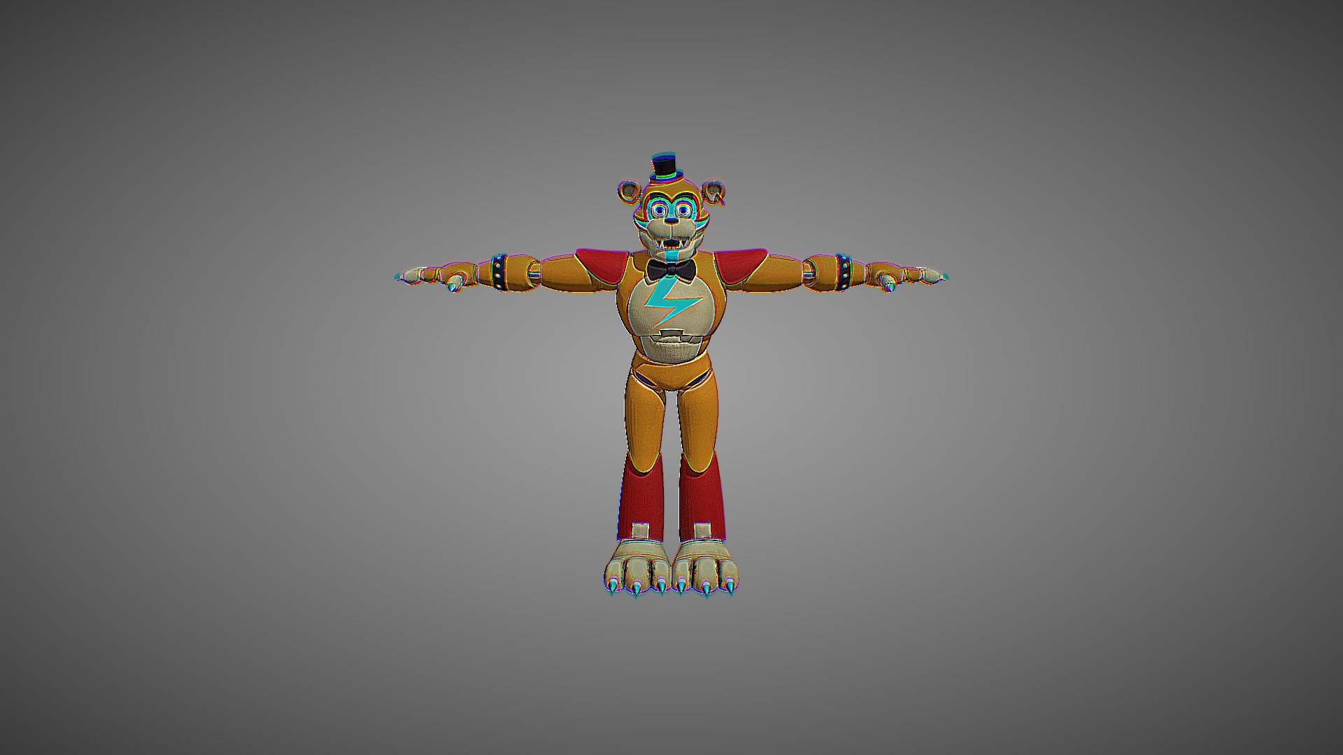 Glamrock freddy by TheGamer093 - Download Free 3D model by 9949 ...