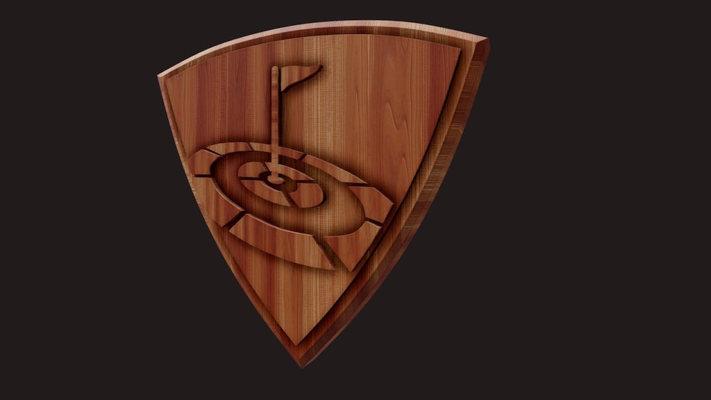 Topgolf Shield (Wood) - 3D model by sdsharp [b7e92b0] - Sketchfab
