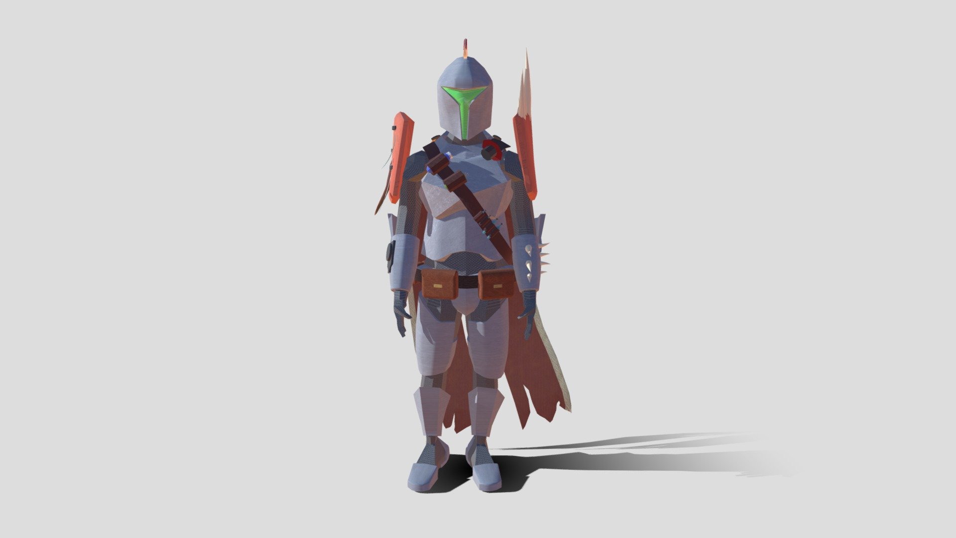 Low Poly Knight - Download Free 3D model by ballardgn [b7e9b8a] - Sketchfab