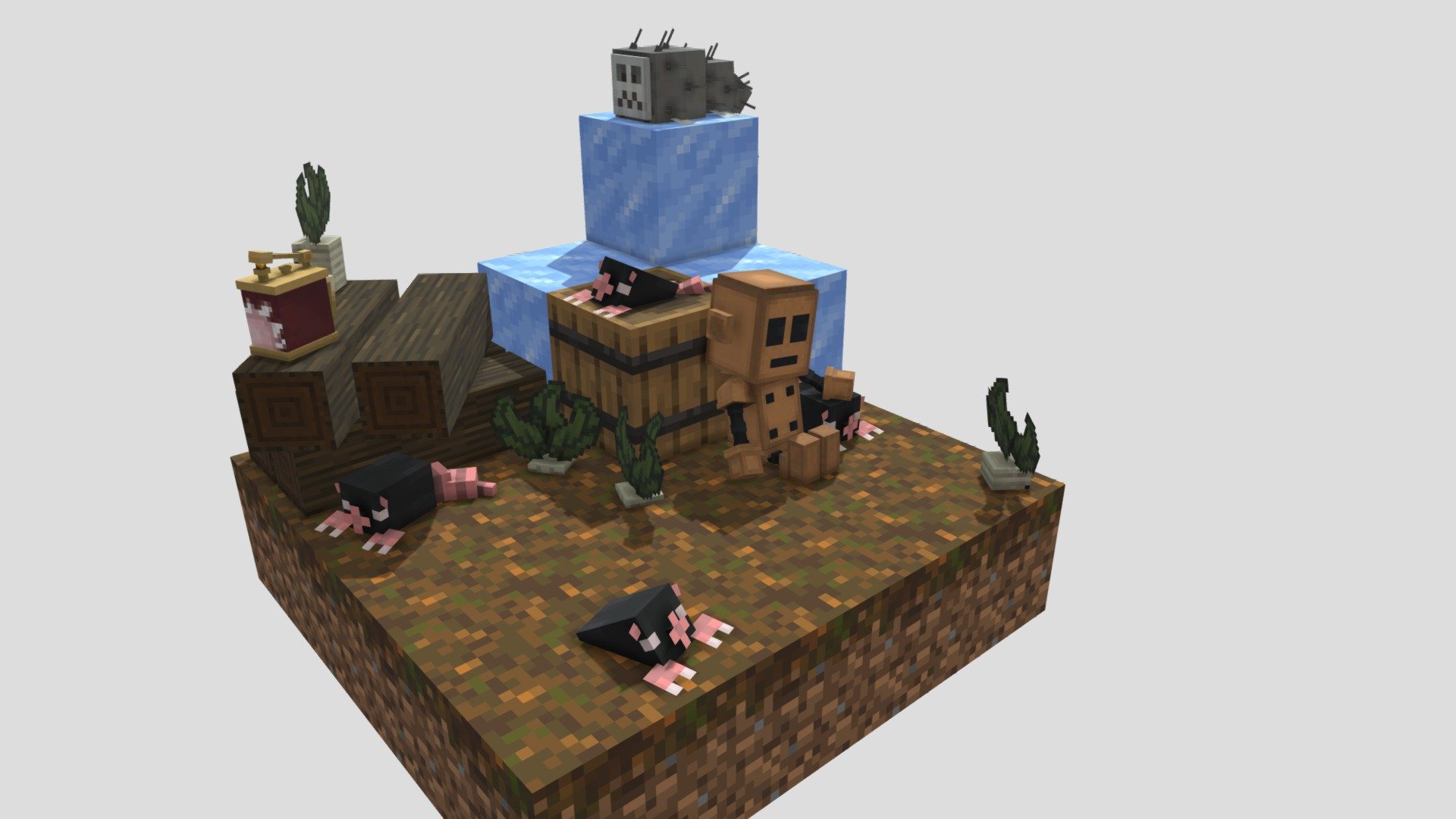 Don't Starve diorama - 3D model by -Variant [b7ebbda] - Sketchfab