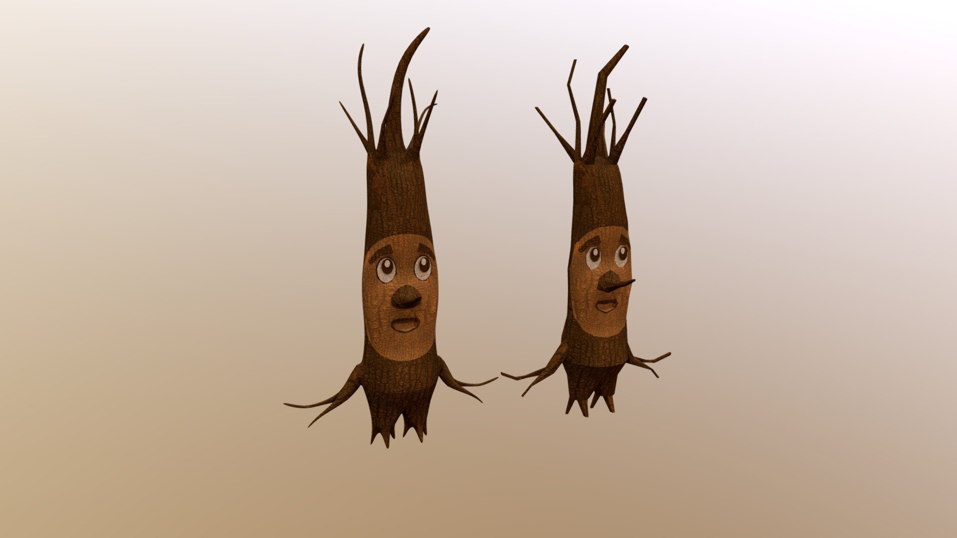 Week 2 Tree Character - Download Free 3D model by Vera4Art (@Elvera ...