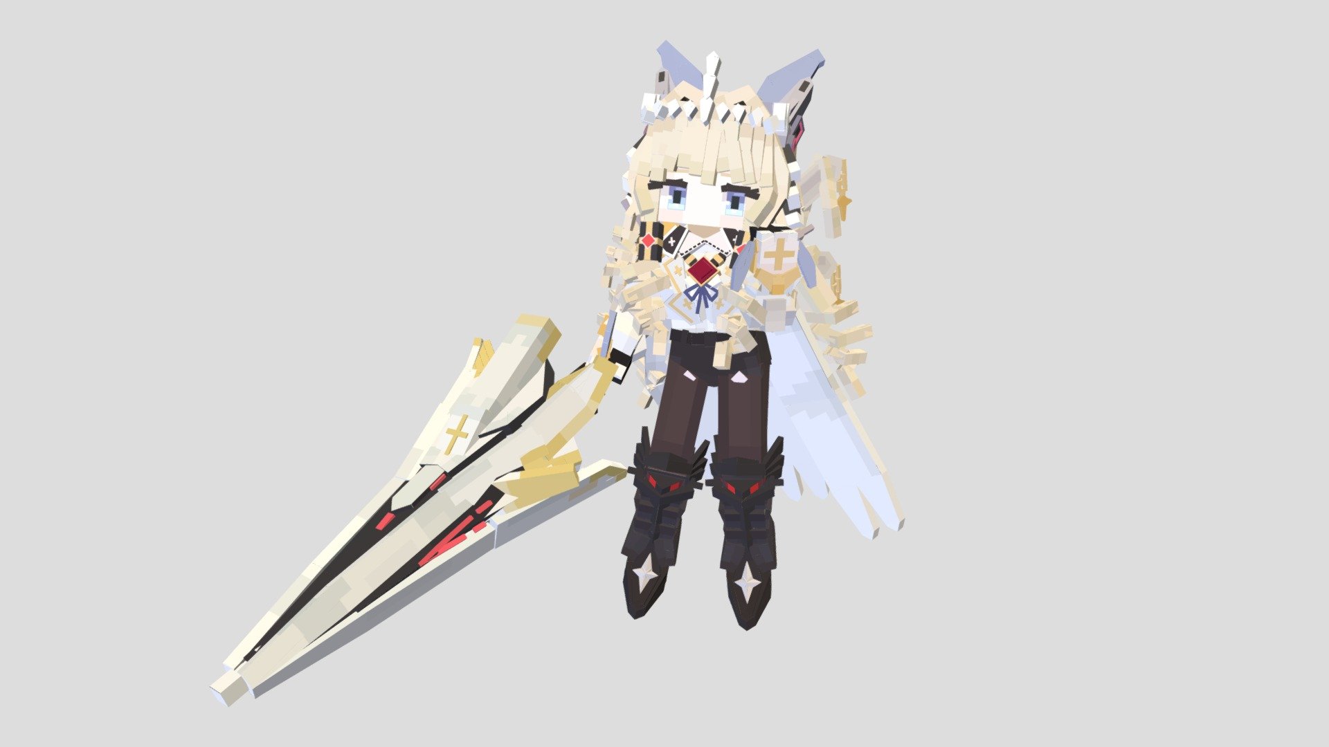 Nikke - Crown - 3D model by NekuroMC [b7ed4fb] - Sketchfab