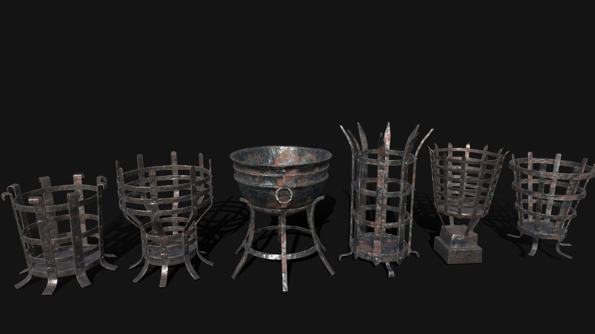 Brazier Pack - Buy Royalty Free 3D model by Clockwork Creations ...